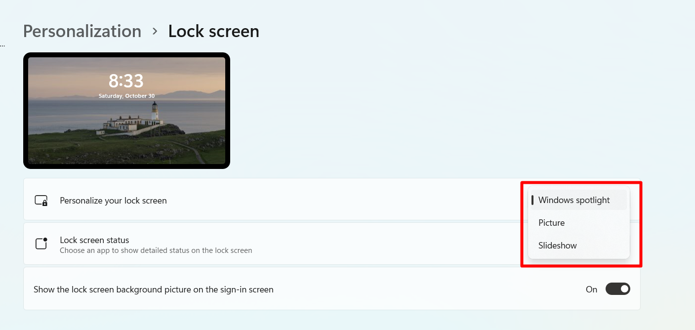 How to change Lock Screen images in Windows 11? – Ramanean.com