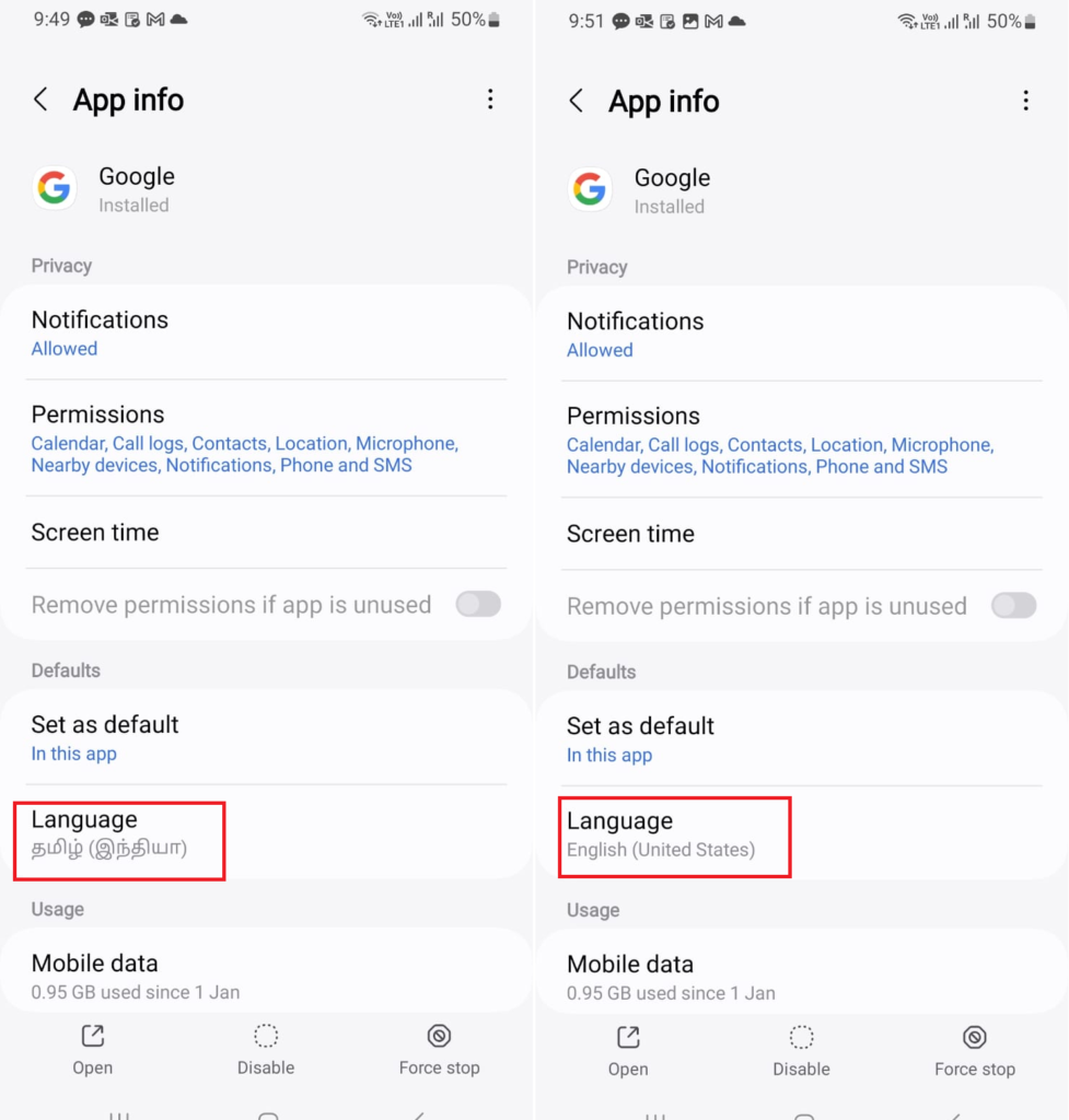 Google App in Android displaying different Language? Here is the Quick Fix!