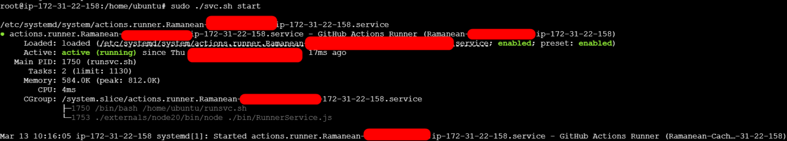 Run GitHub Runner as Service in Linux OS – Ramanean.com